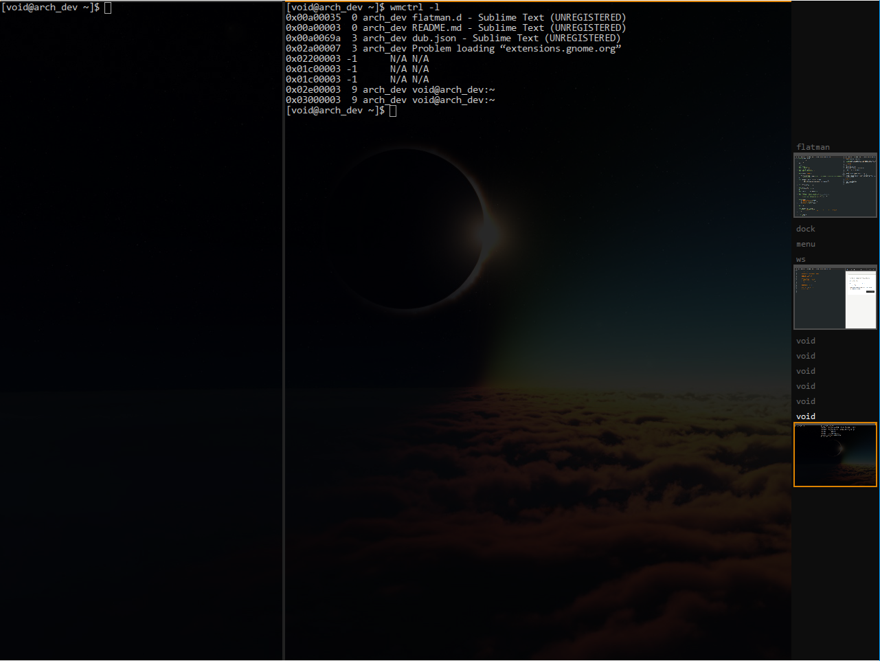 GitHub - weltensturm/flatman: Flat window manager written in D